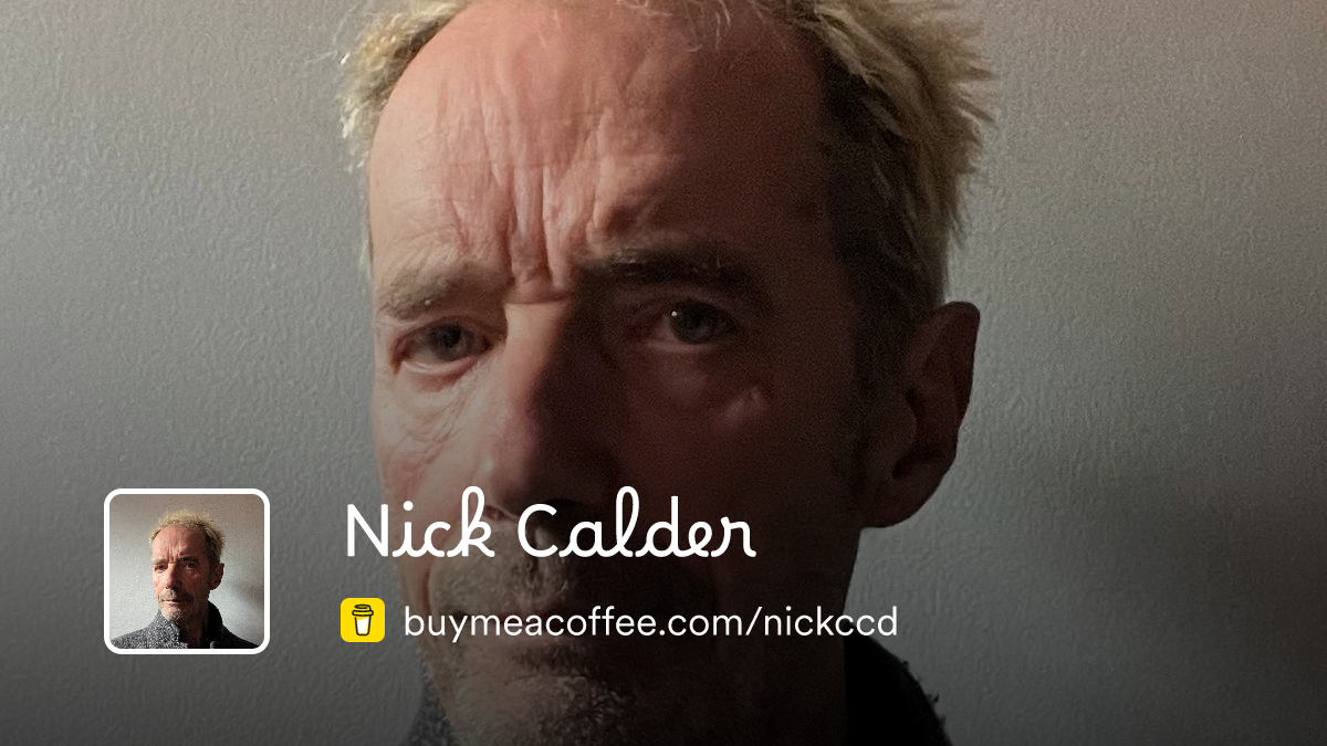 Nick Calder is To tells stories about London, my life and my Parkinson's disease - Buymeacoffee