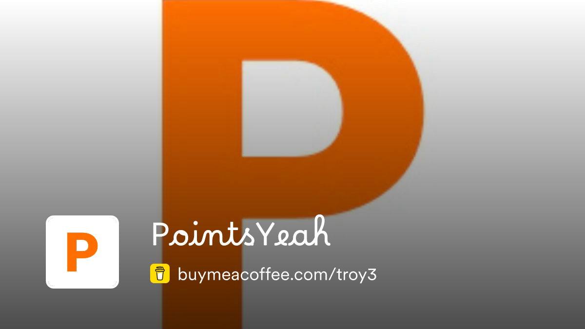 PointsYeah - Buymeacoffee