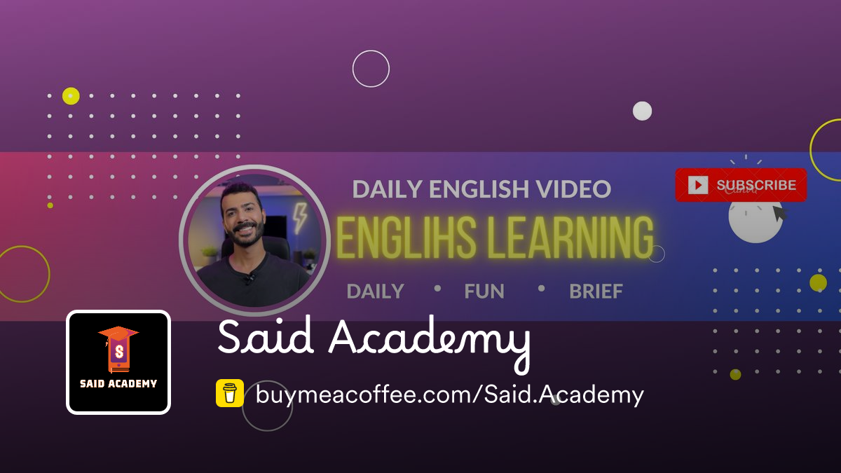 Said Academy is making English Teaching Videos on Social Media ...