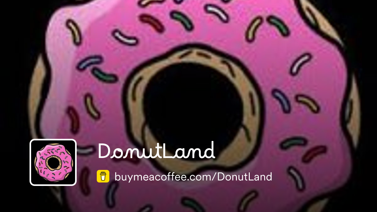 DonutLand - Buymeacoffee