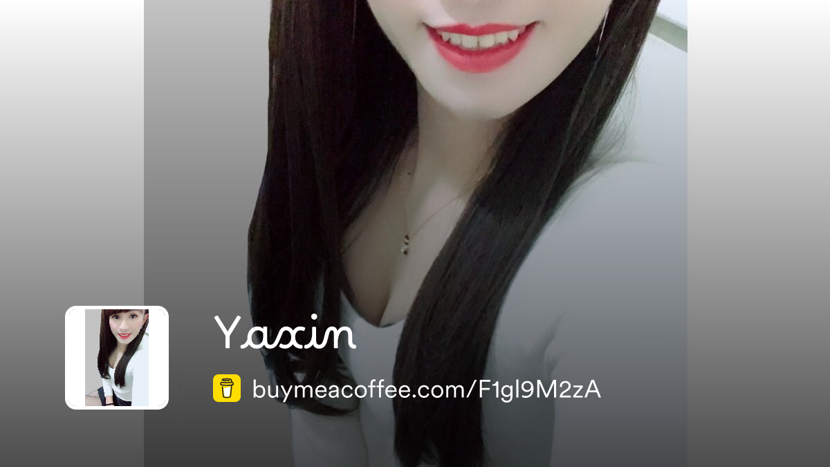 Yaxin - Buymeacoffee