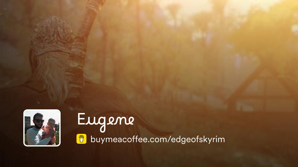 Eugene is Creating Skyrim UI Mods - Buymeacoffee
