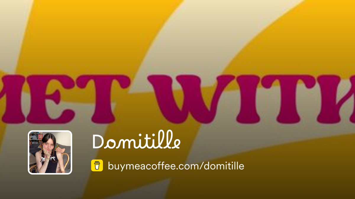 Domitille is crocheting - Buymeacoffee