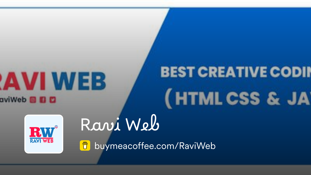 Ravi Web is creating videos - Buymeacoffee