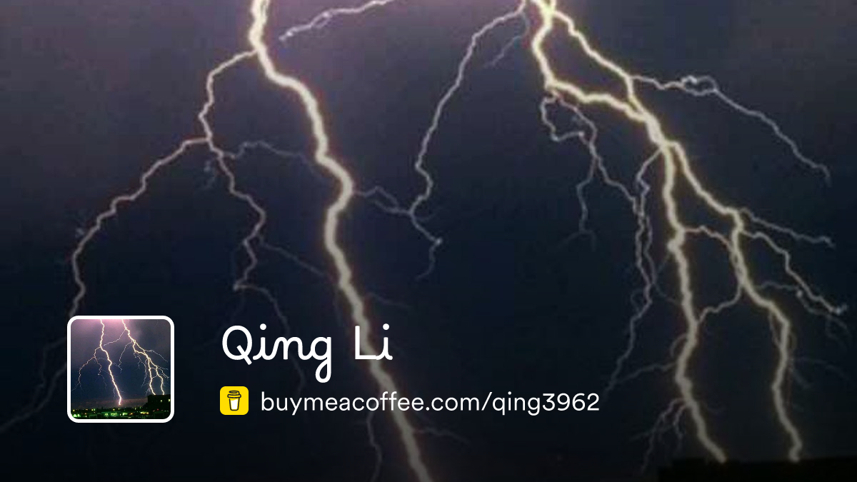 Qing Li - Buymeacoffee