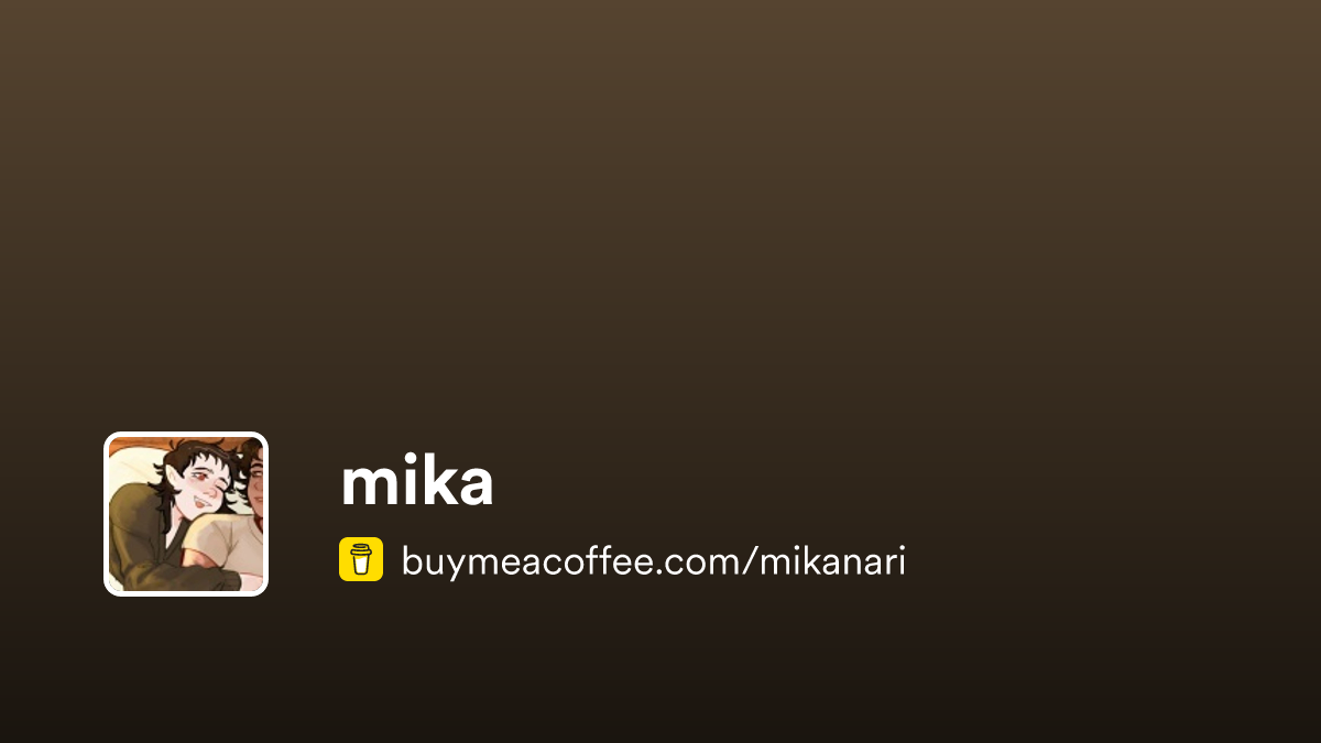 mika - Buymeacoffee