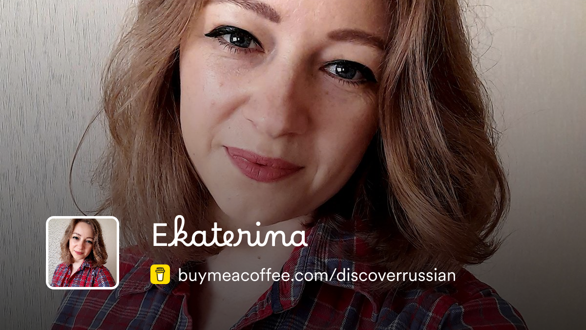Ekaterina - Buymeacoffee