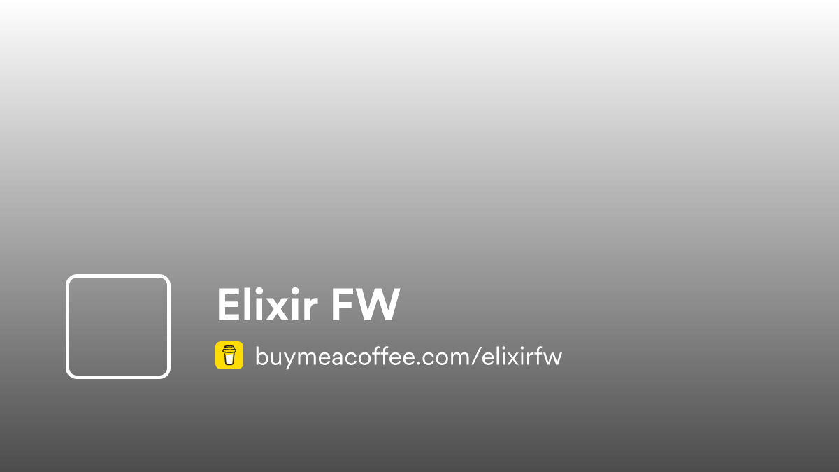 Extras | Elixir FW - Buymeacoffee