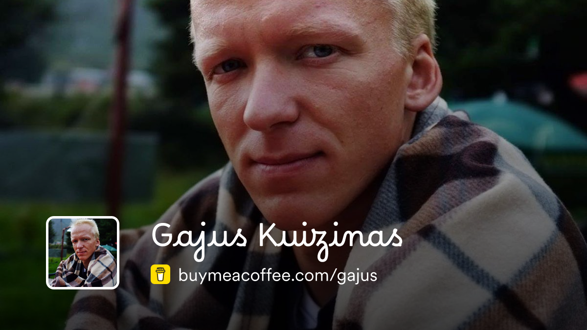 Gajus Kuizinas - Buymeacoffee