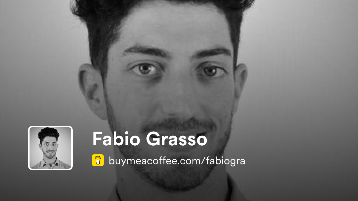 Fabio Grasso - Buymeacoffee