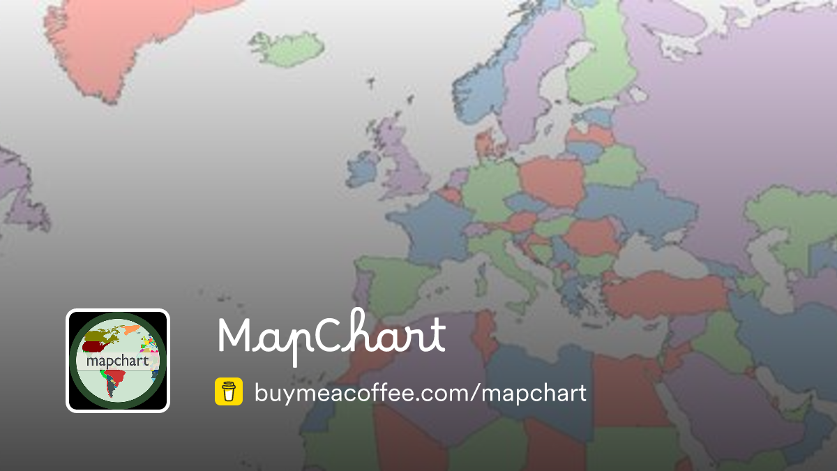 MapChart is developing a map-making website and mobile app. - Buymeacoffee