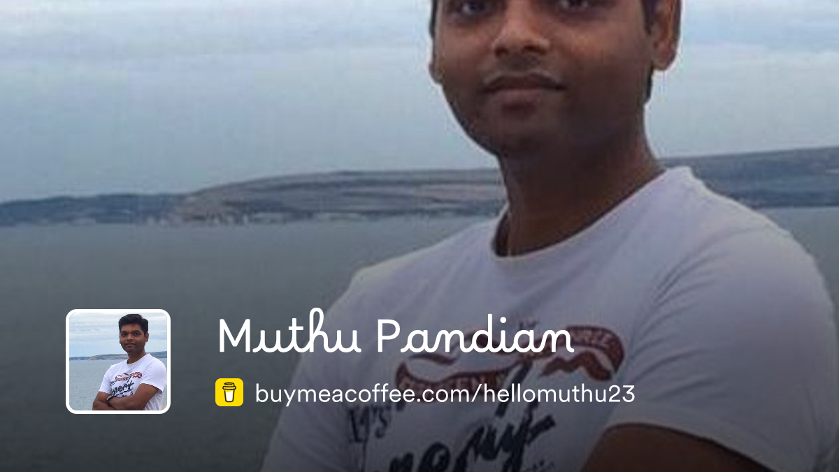 Muthu Pandian - Buymeacoffee