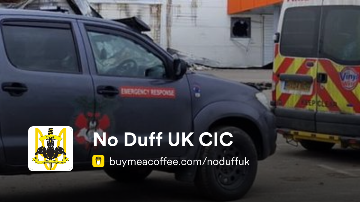 No Duff UK CIC is Operating costs for No Duff UK - Buymeacoffee