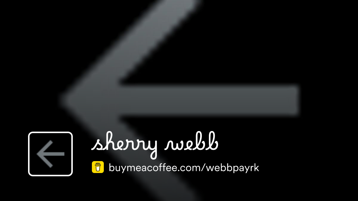 sherry webb - Buymeacoffee