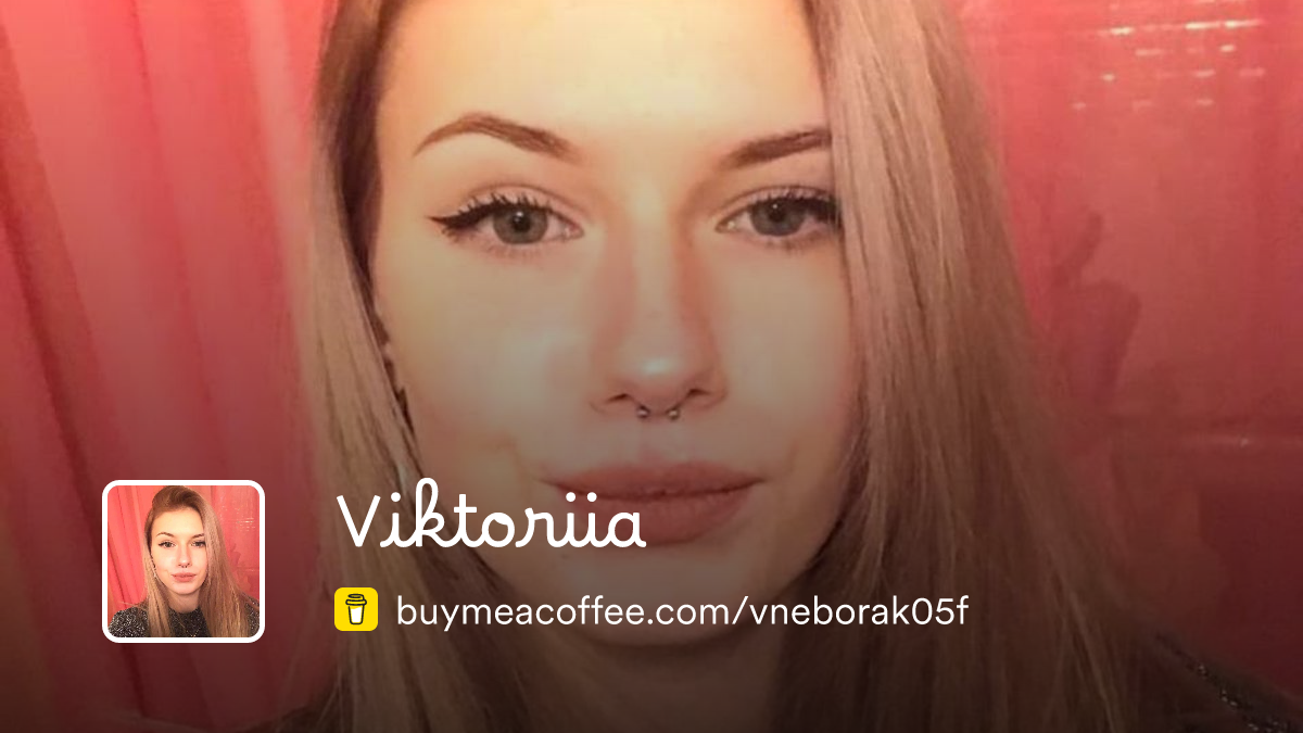 Viktoriia - Buymeacoffee