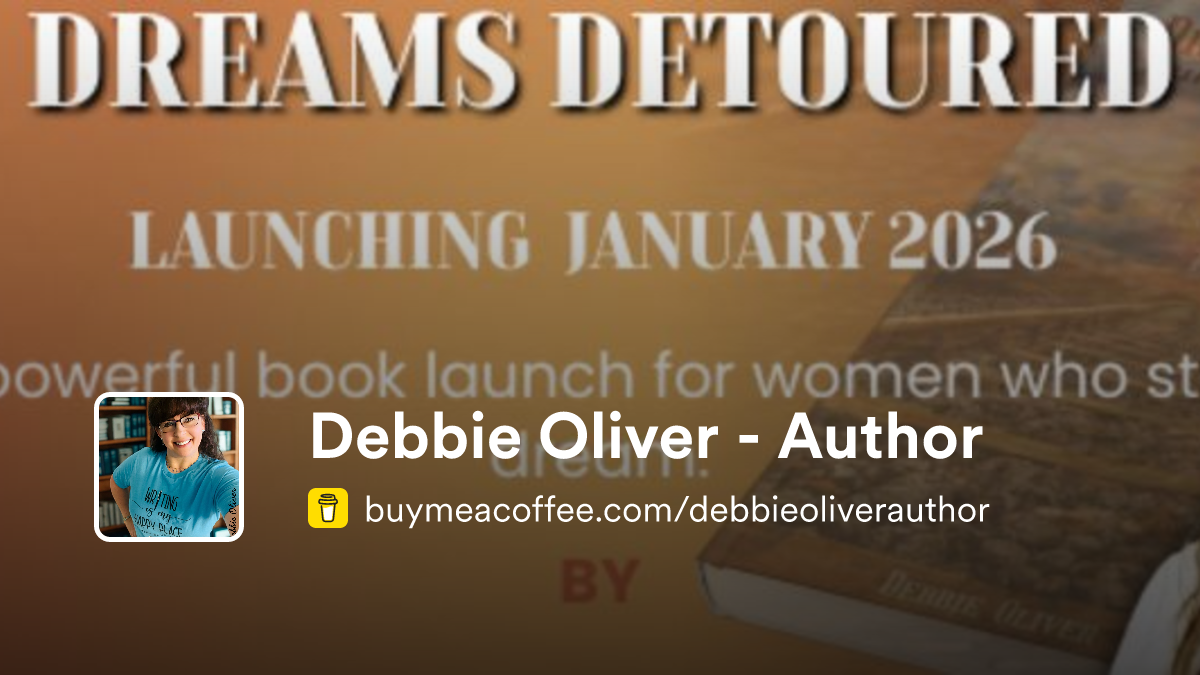 Debbie Oliver - Author's Shop | Buy Me a Coffee - Buymeacoffee