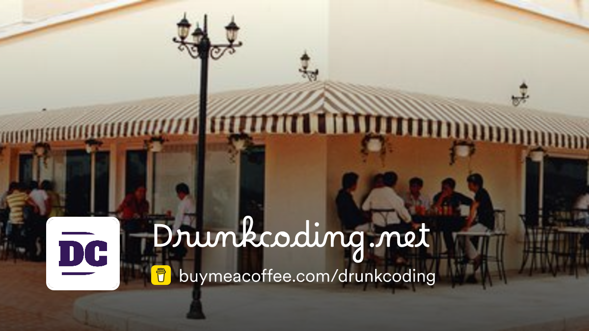 Drunkcoding.net is blog, posting .NET development, cloud and infrastructure as code - Buymeacoffee