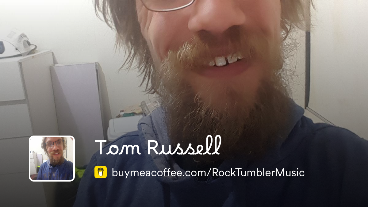Tom Russell is Podcast/radio show hosting - Buymeacoffee