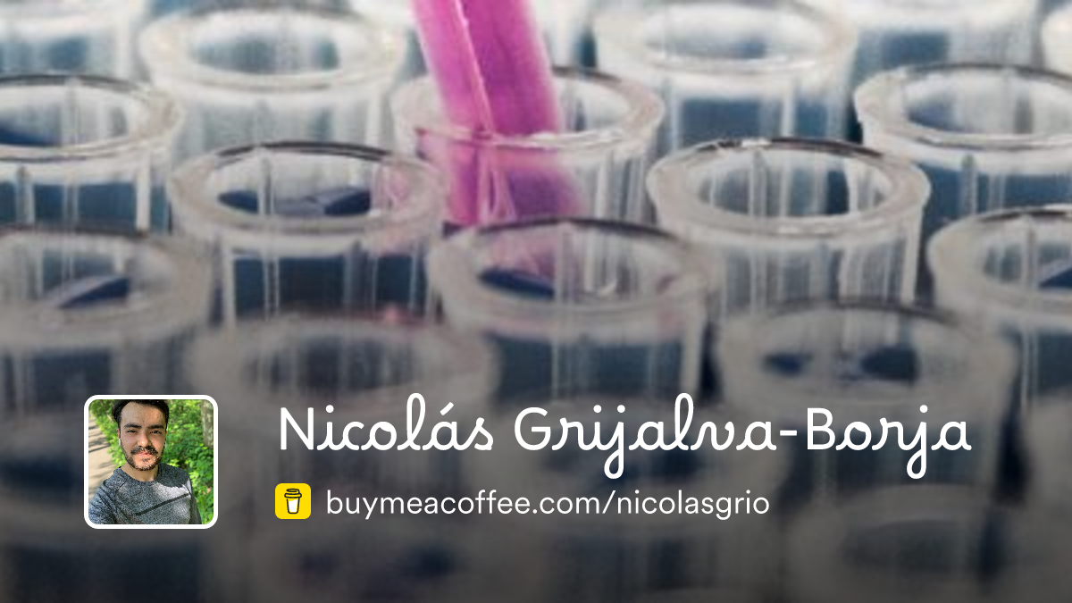 Nicolás Grijalva-Borja - Buymeacoffee