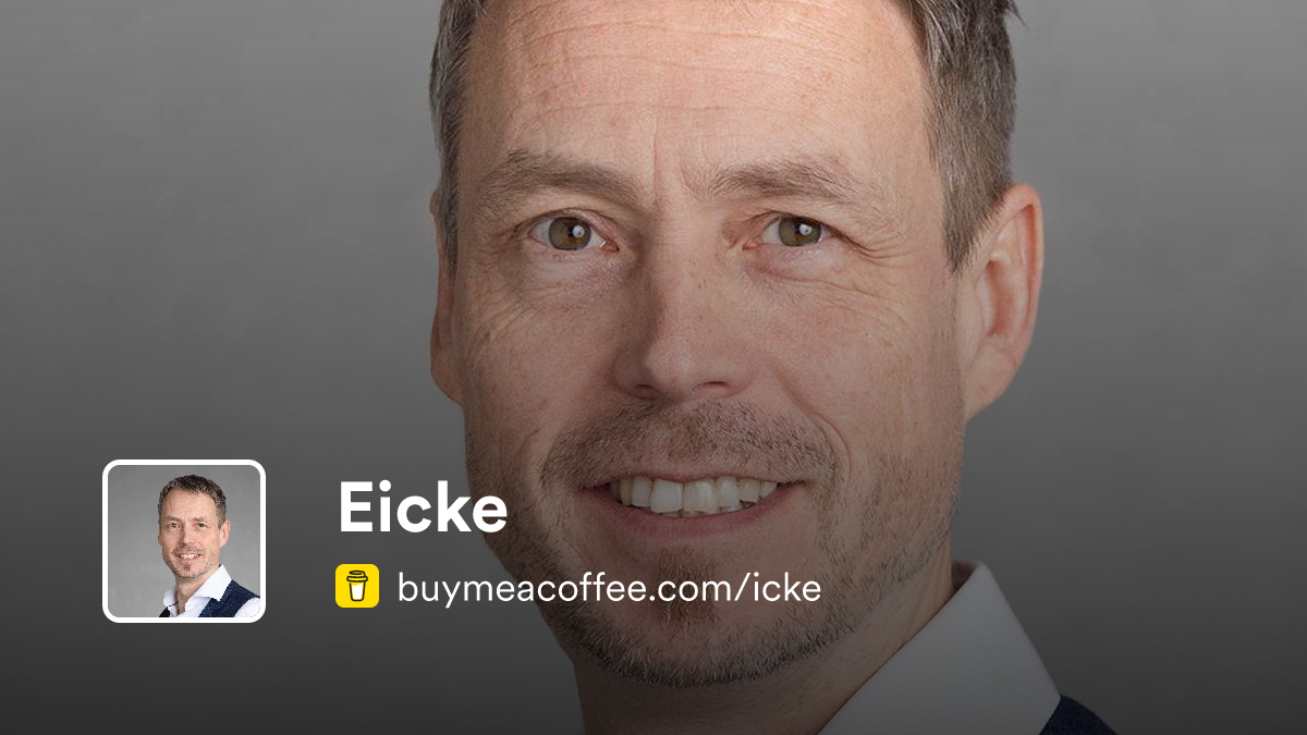 Eicke is creating software - Buymeacoffee