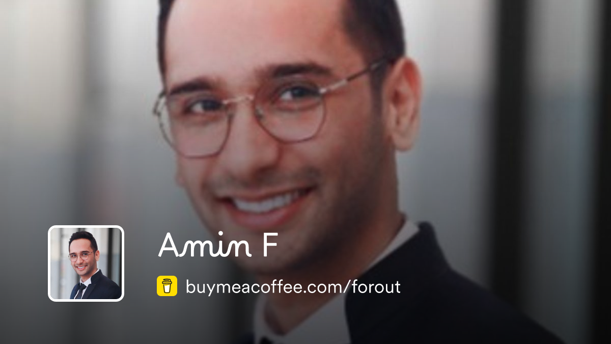 Amin F is chrome extension creator - Buymeacoffee