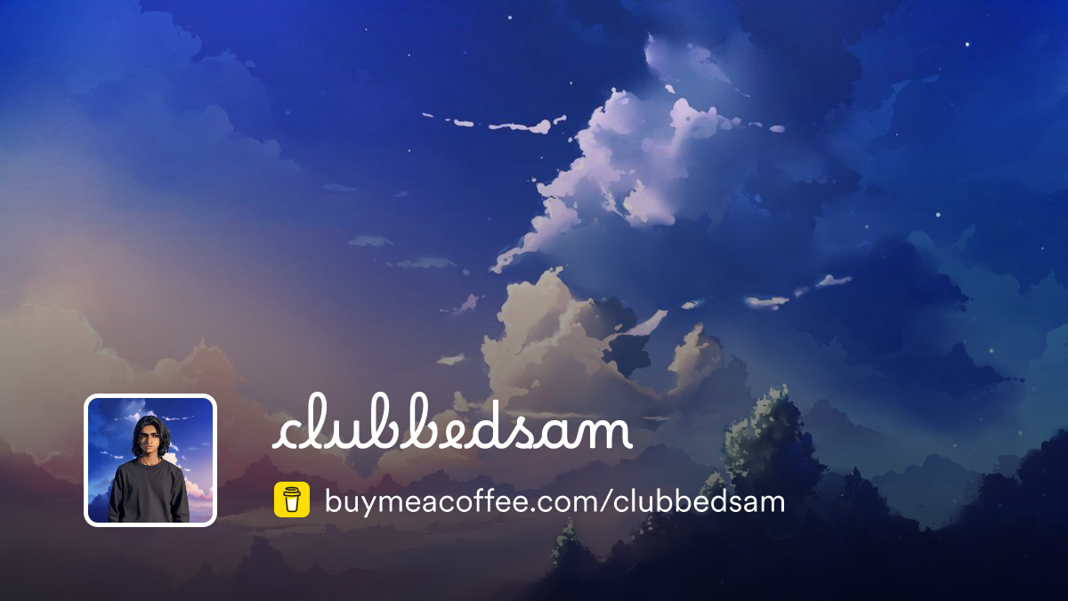 clubbedsam is making AI covers and voice models - Buymeacoffee