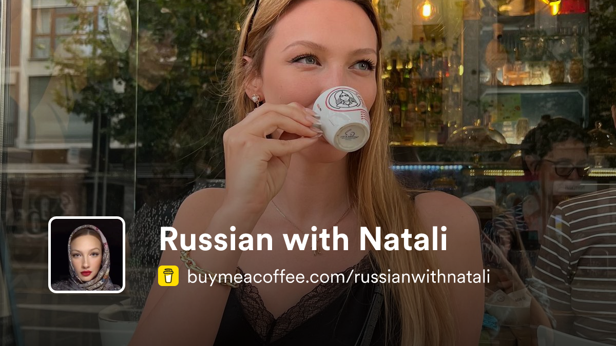 Extras | Russian with Natali - Buymeacoffee