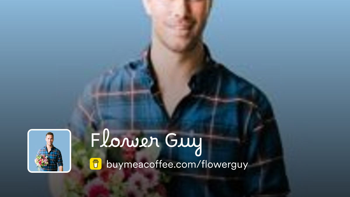 Flower Guy - Buymeacoffee