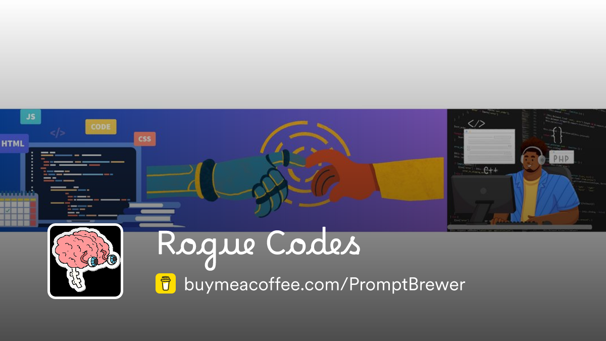 Rogue Codes is Creating Extensions, Apps, & Add Ons - Buymeacoffee