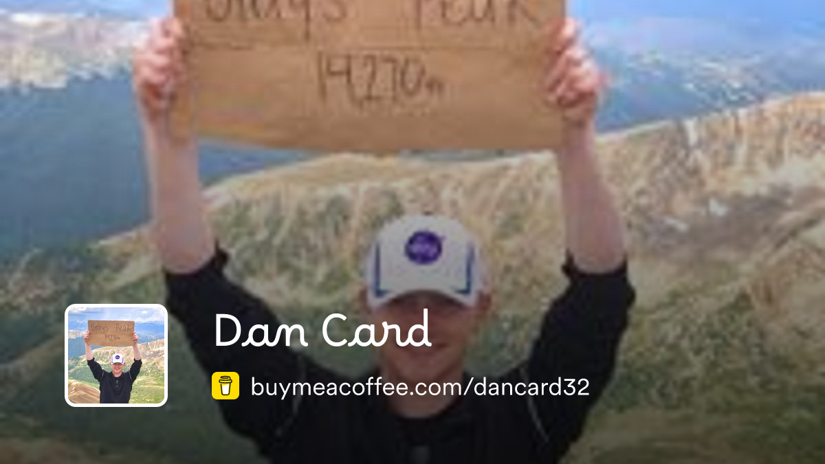 Dan Card - Buymeacoffee