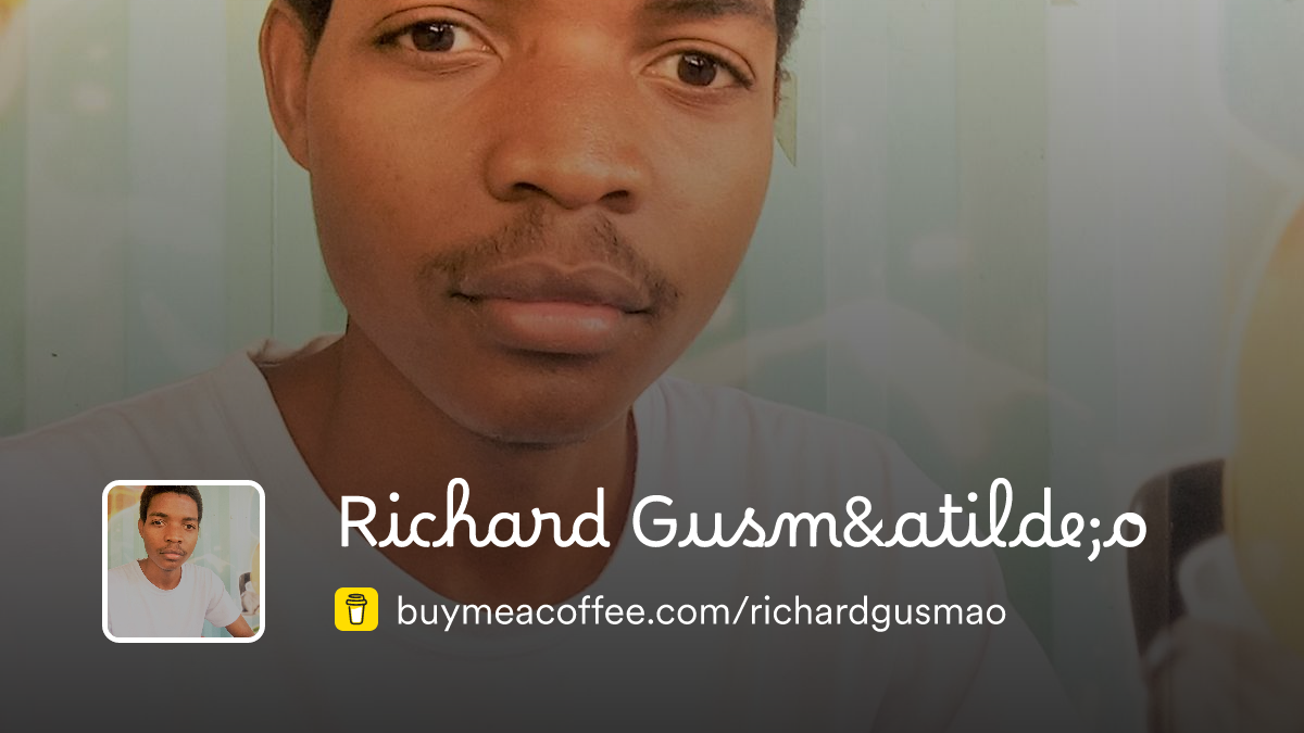 Richard Gusmão is creating digital products, web design and App source ...