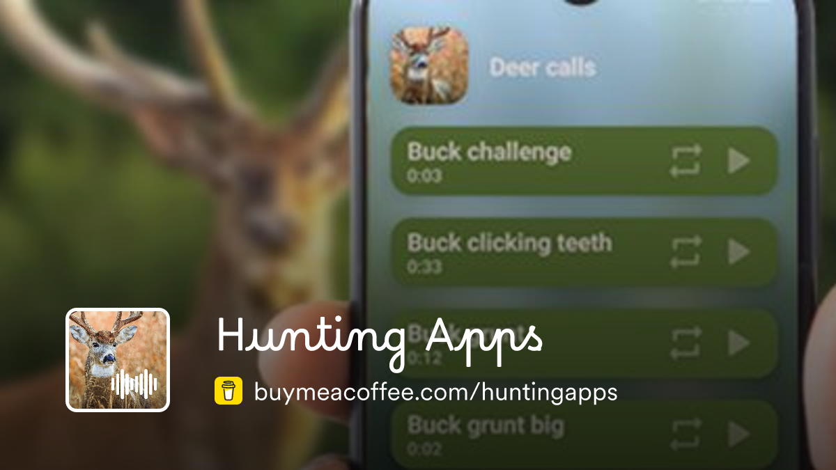 Hunting Apps is mobile applications for hunting - Buymeacoffee