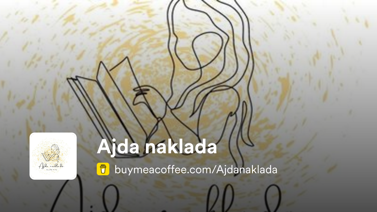 Ajda naklada is Reading blog - Buymeacoffee