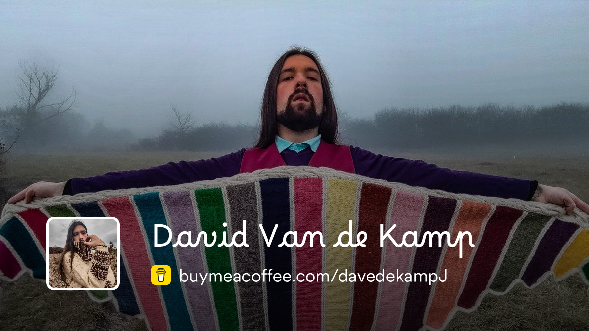 David Van de Kamp is Knitting content - buy me a coffee - Buymeacoffee