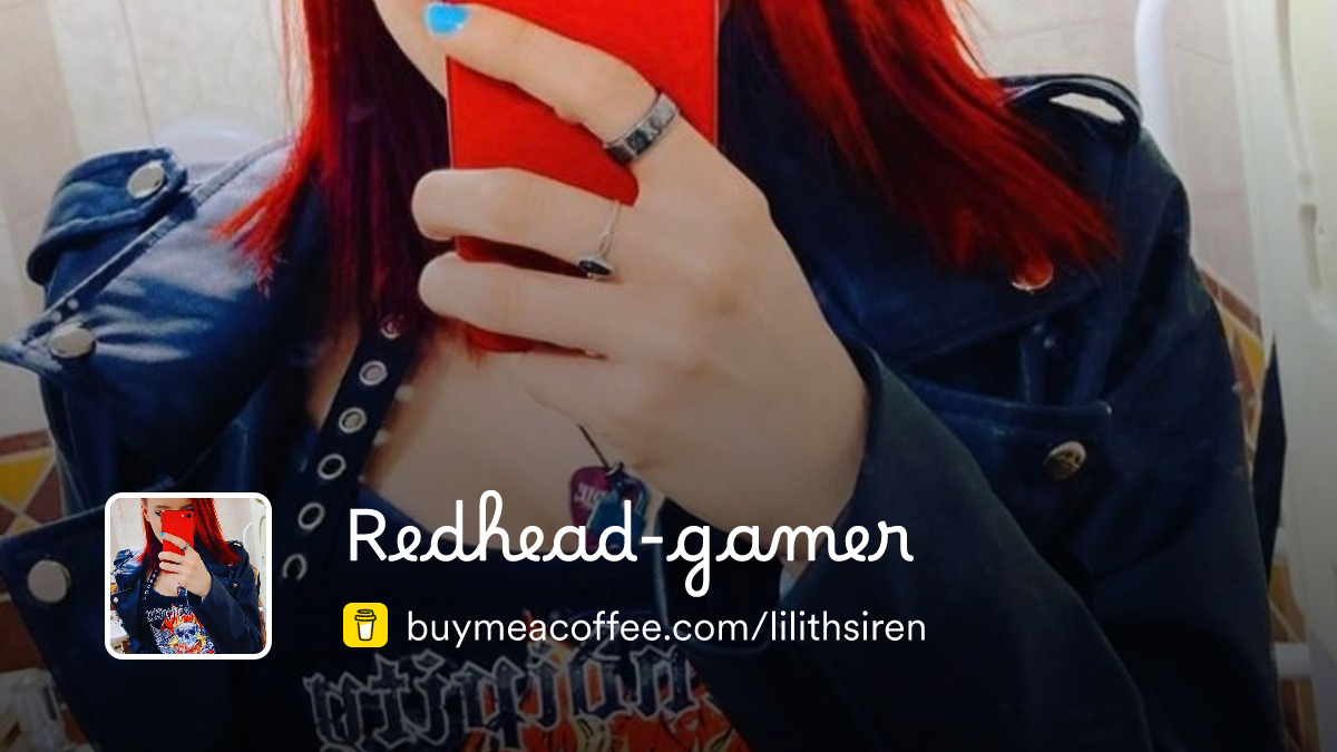 Redhead-gamer - Buymeacoffee