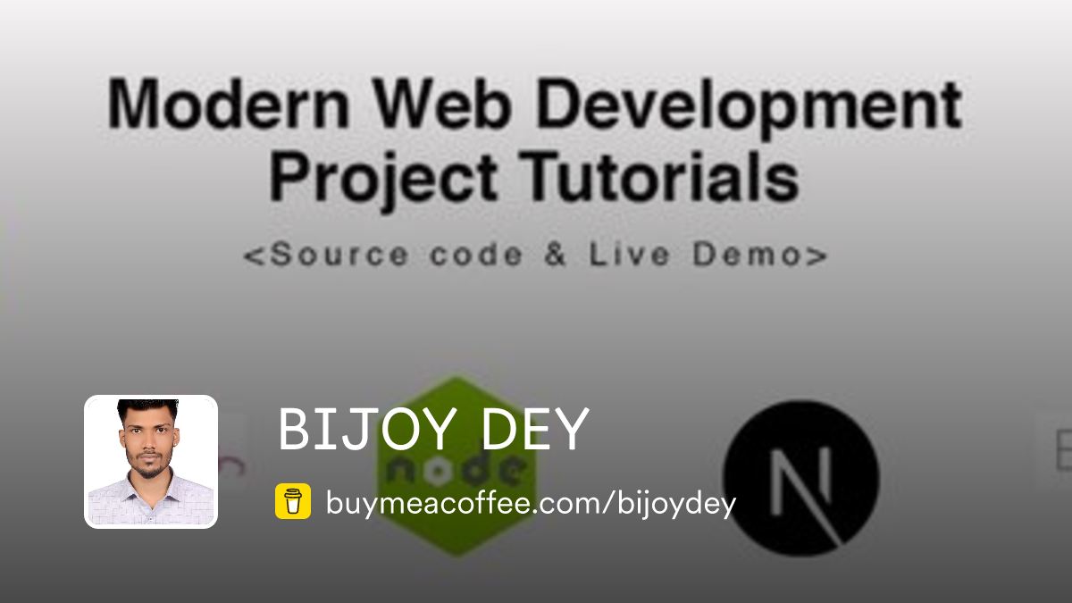 Extras | BIJOY DEY - Buymeacoffee