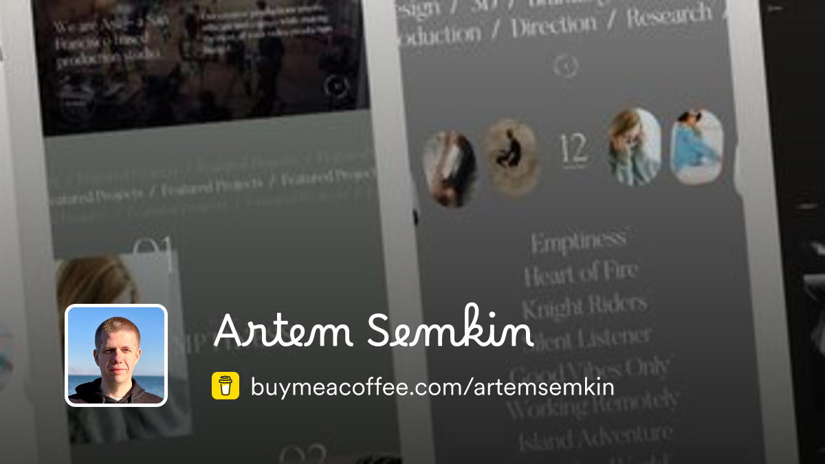 Artem Semkin is designing and developing WordPress themes and web ...