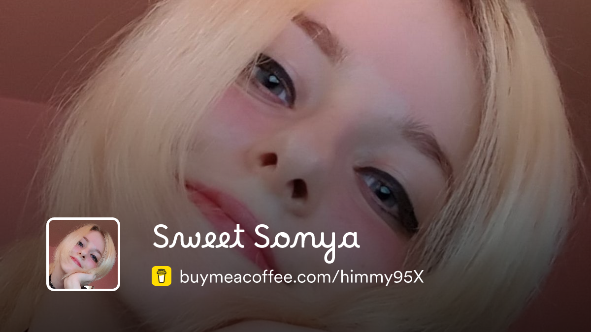 Sweet Sonya - Buymeacoffee
