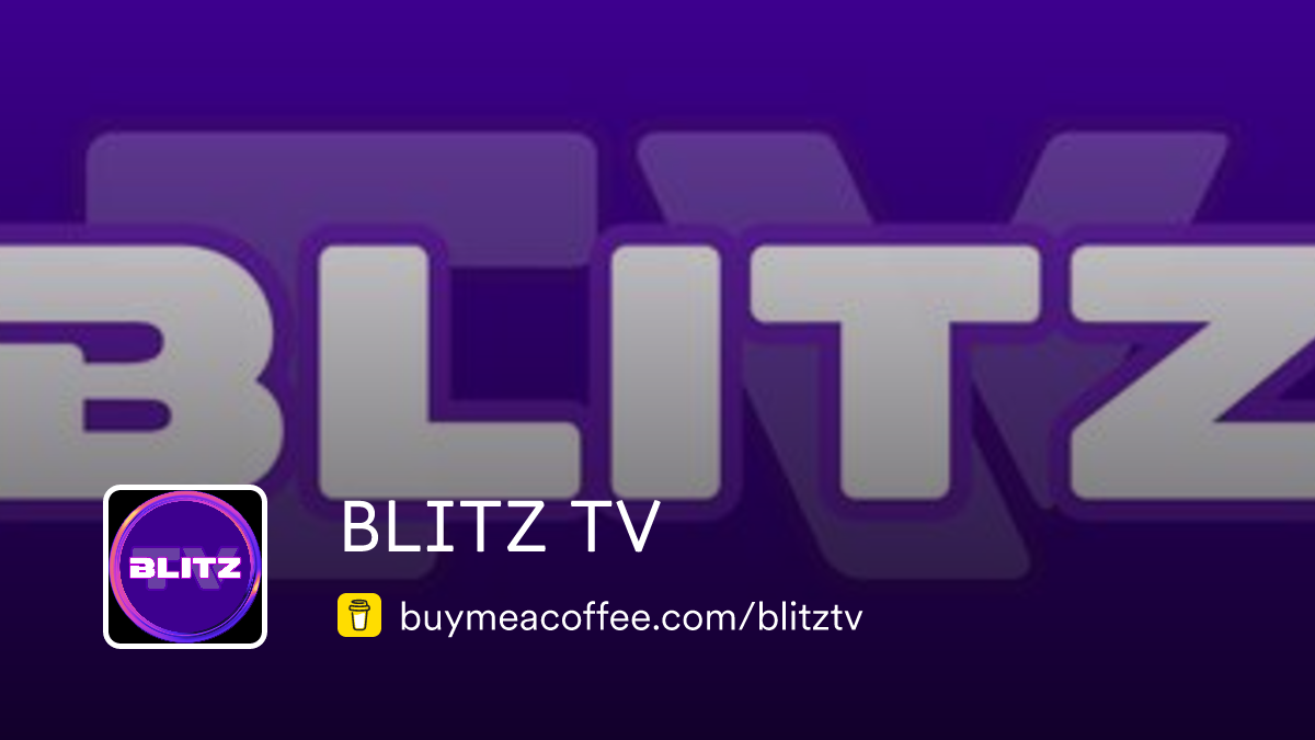 BLITZ TV is a Classic New Wave & Alternative Music Video Channel on Twitch - Buymeacoffee