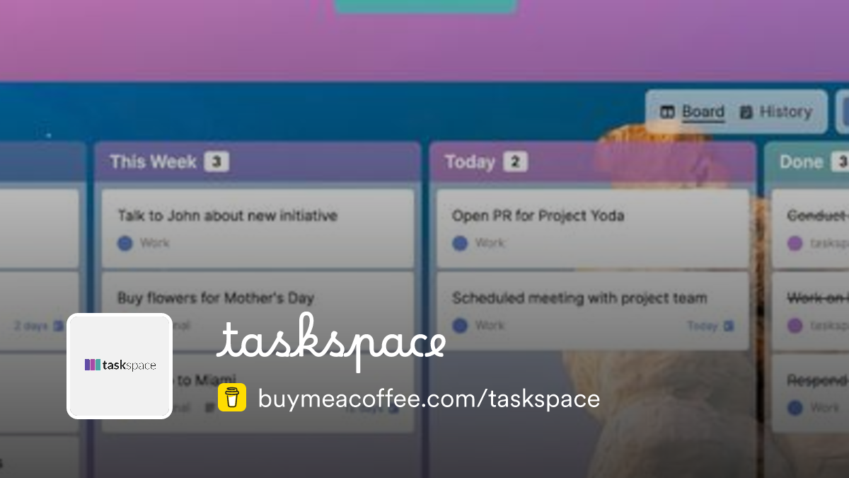 taskspace - Buymeacoffee