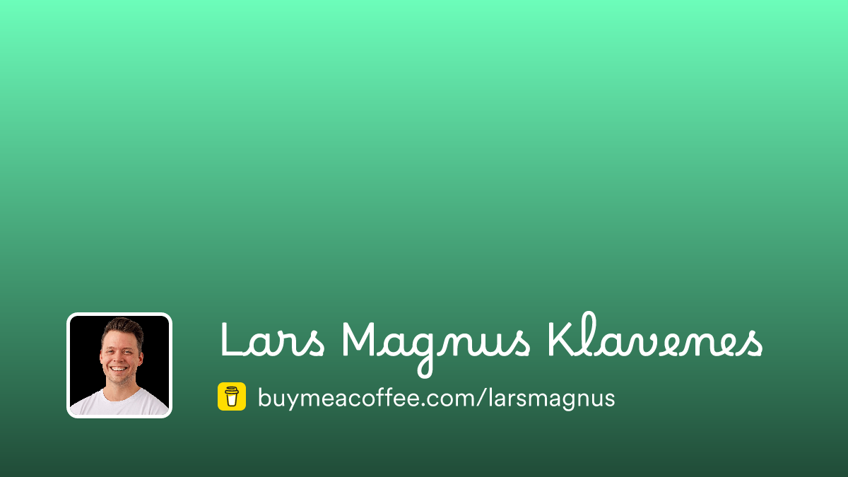Lars Magnus Klavenes is creating tools and content for designers, devs ...