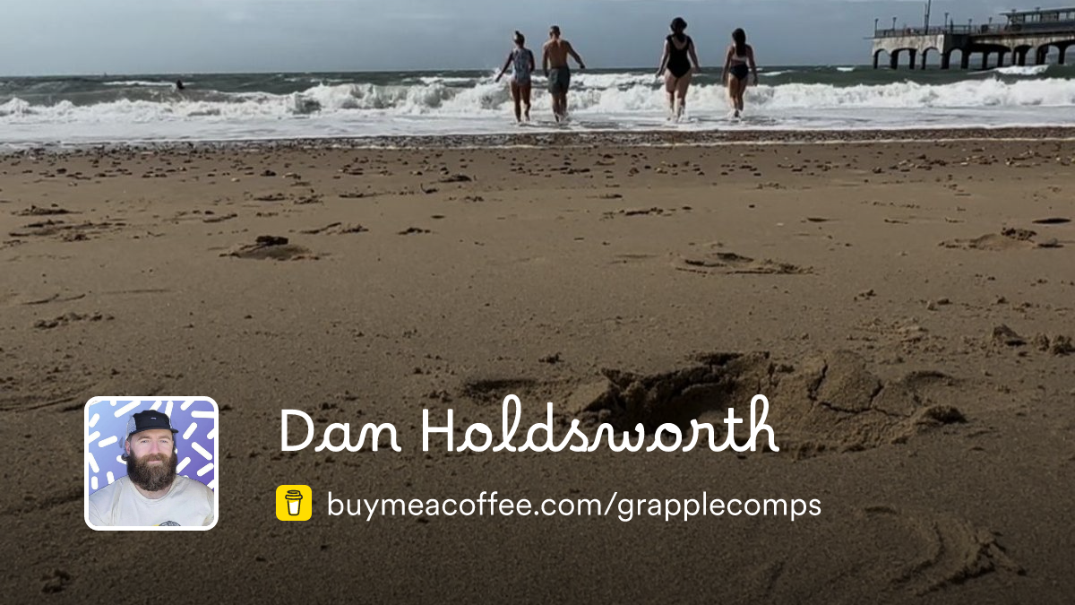 Dan Holdsworth is Grapplecomps.com - Buymeacoffee