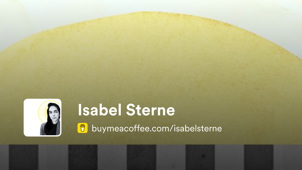 Extras | Isabel Sterne - Buymeacoffee