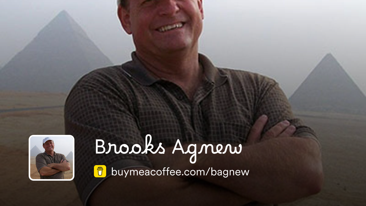 Brooks Agnew is Brooks Agnew podcast - Buymeacoffee