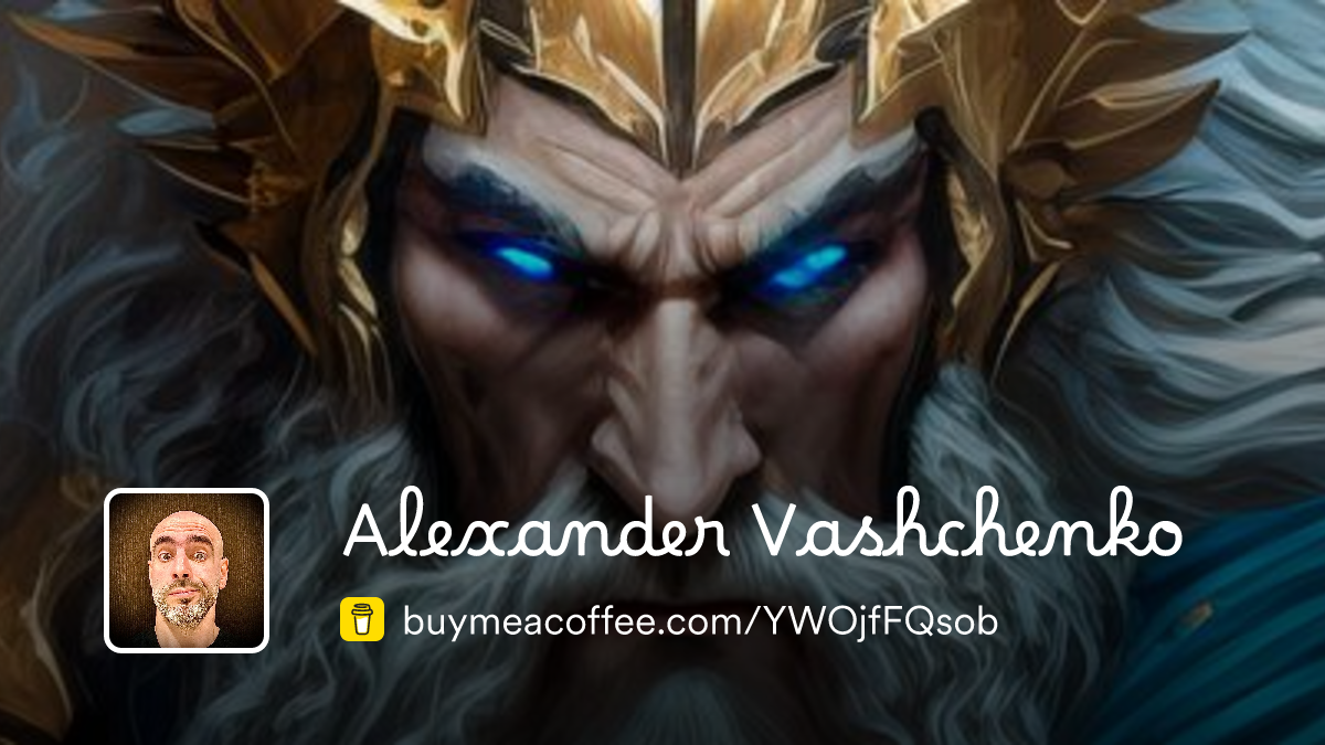 Alexander Vashchenko - Buymeacoffee