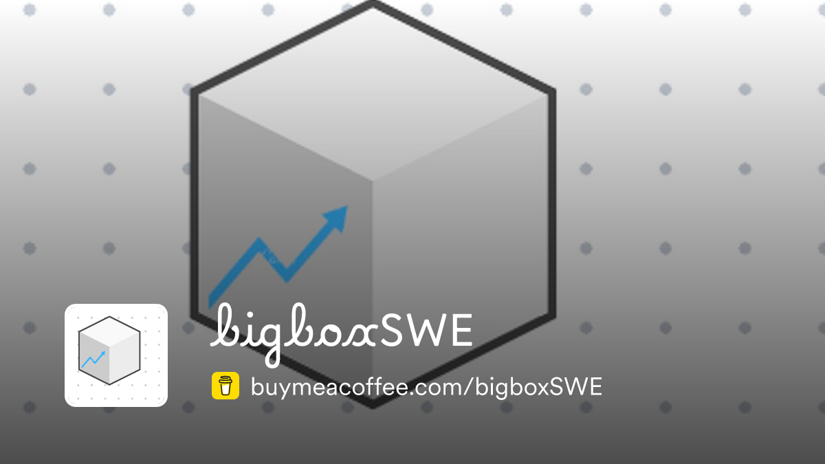 Bigboxswe Buymeacoffee