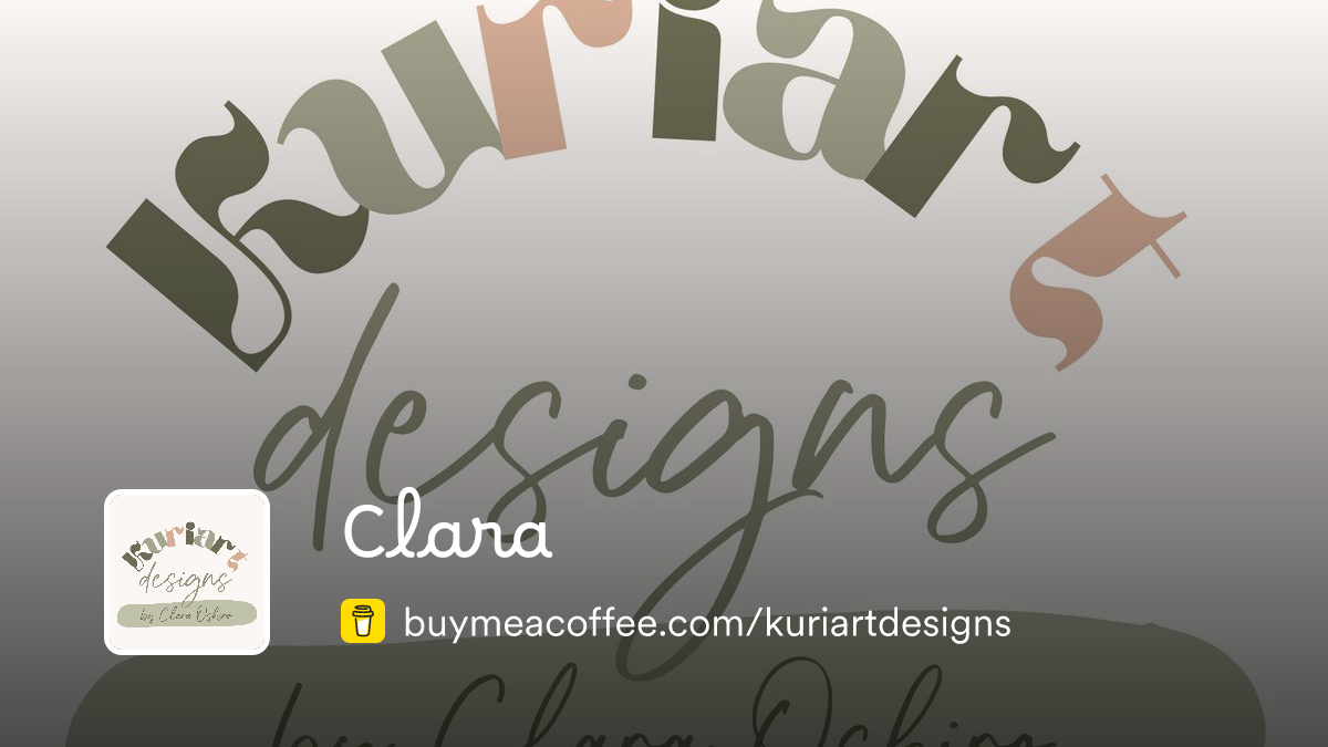 Clara - Buymeacoffee