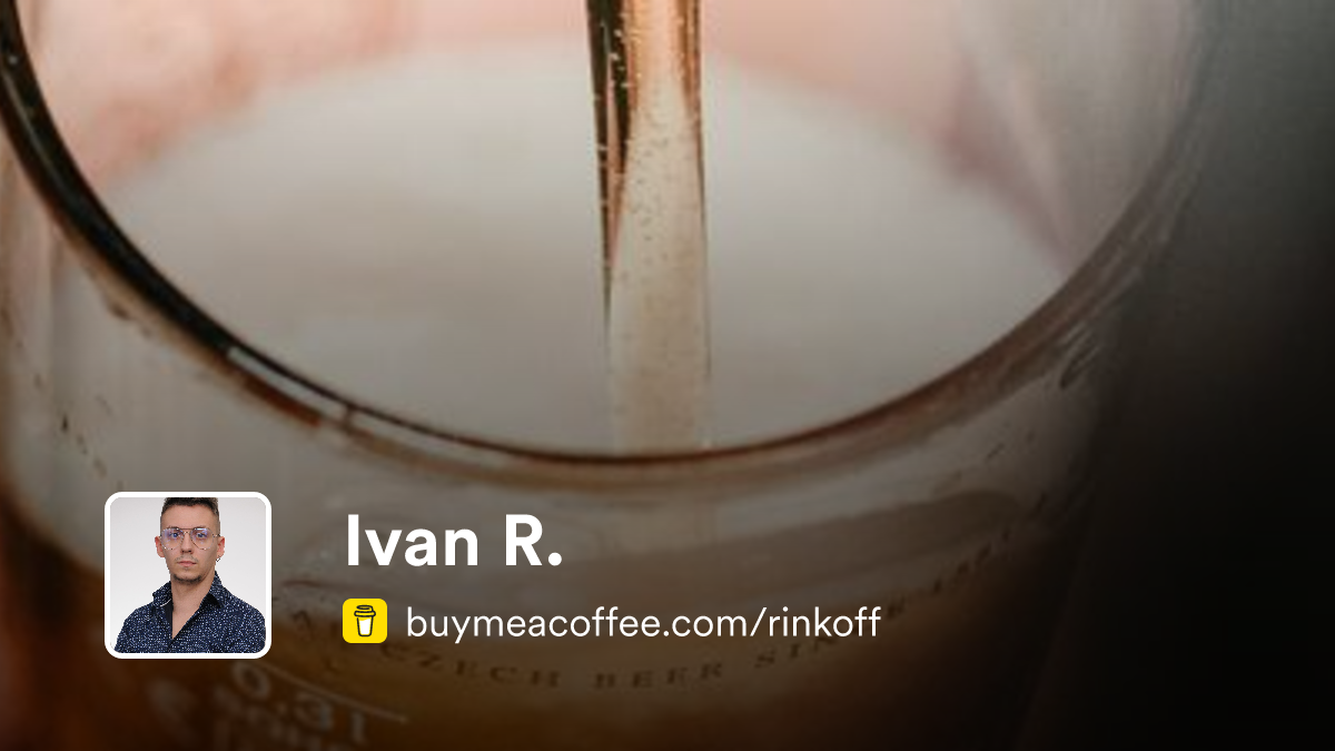 Ivan R. - Buymeacoffee