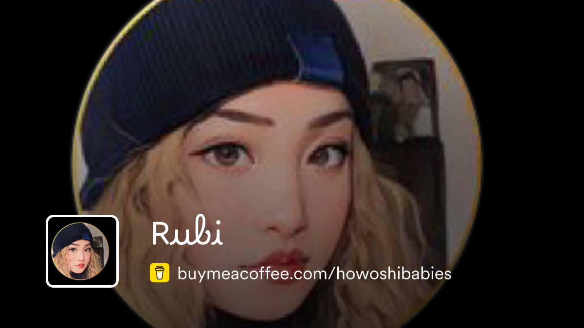 Rubi - Buymeacoffee