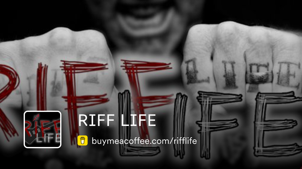 RIFF LIFE is seeking support - Buymeacoffee